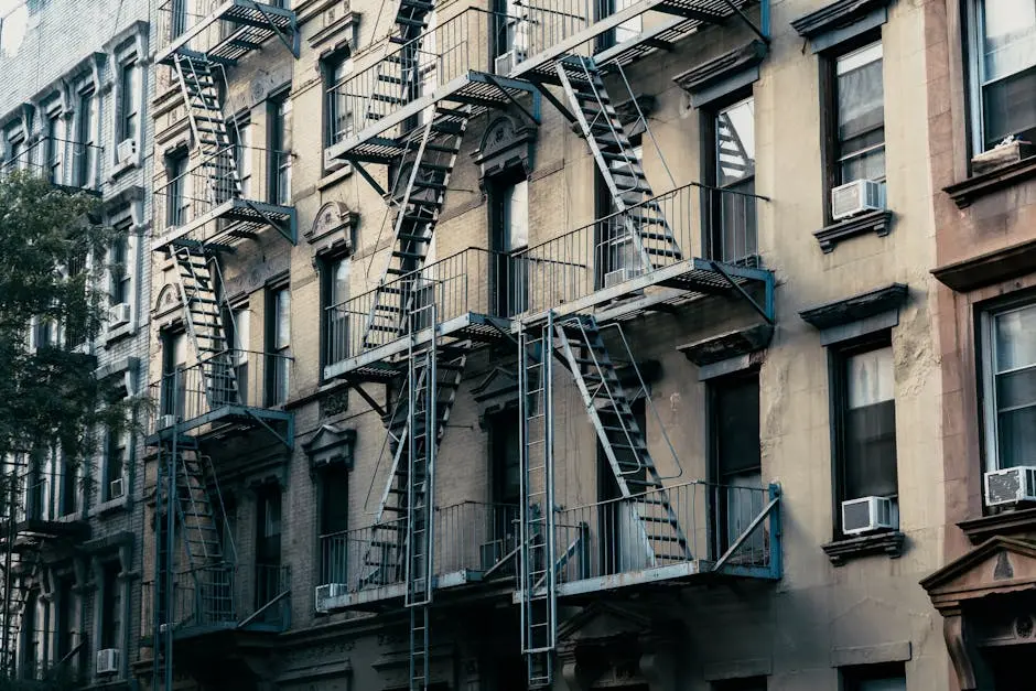 Fire escapes drop-down ladders - West Coast Fire Escapes